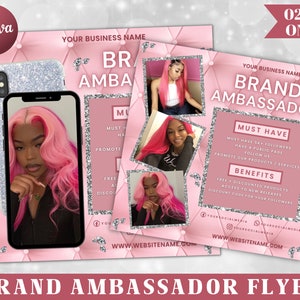 Ambassador Flyer Template, Brand Ambassador Flyer Template, Social ...