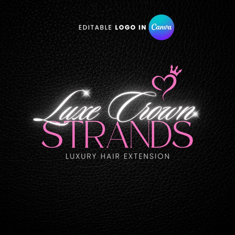 Long Hair Logo - Etsy