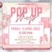 Pop up Shop Flyer, Pop up Shop Template, DIY Pop up Shop Flyer, E-flyer ...