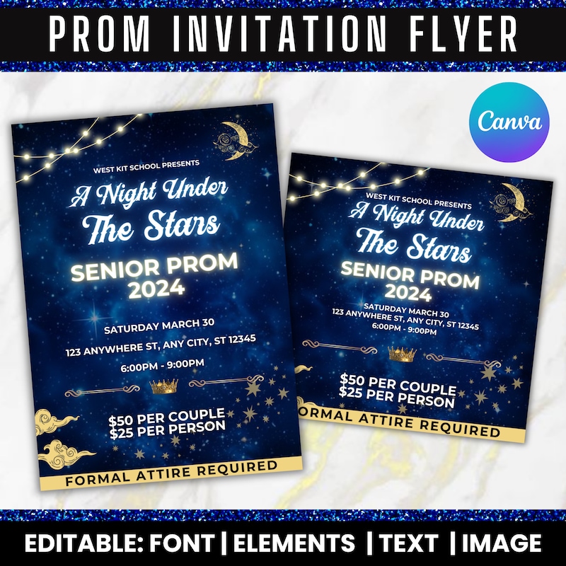 Under the Stars Prom Theme - Etsy