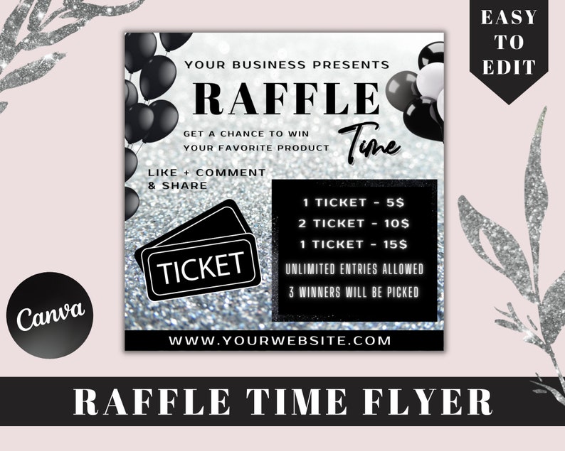 Raffle Flyer, Social Media Flyer, Contest Flyer Lash Raffle Flyer ...