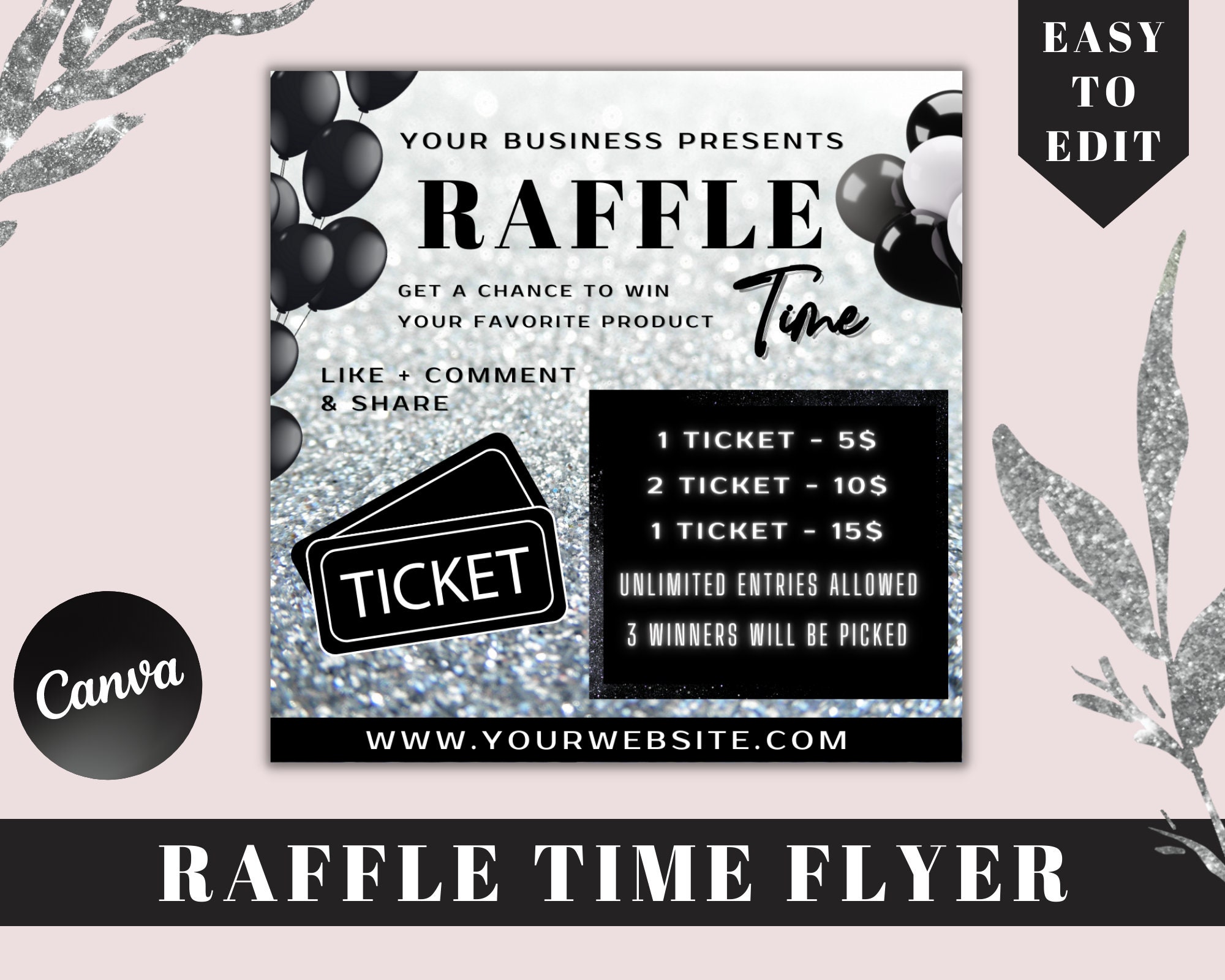 Raffle Flyer Social Media Flyer Contest Flyer Lash Raffle - Etsy Canada