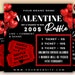 Valentines Raffle Flyer Template, Valentines Day Raffle Giveaway Flyer ...