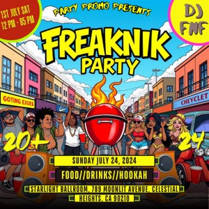 Freaknik Party Flyer, 90s Cookout Flyer, Nightclub Flyer, Pool Mansion ...