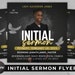 Initial Sermon Flyer, Social Media Flyer Template for Initial Sermon ...