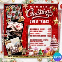 June Bakery Flyer, Bake Sale Flyer, Sweet Treats Flyer, Summer Flyer ...