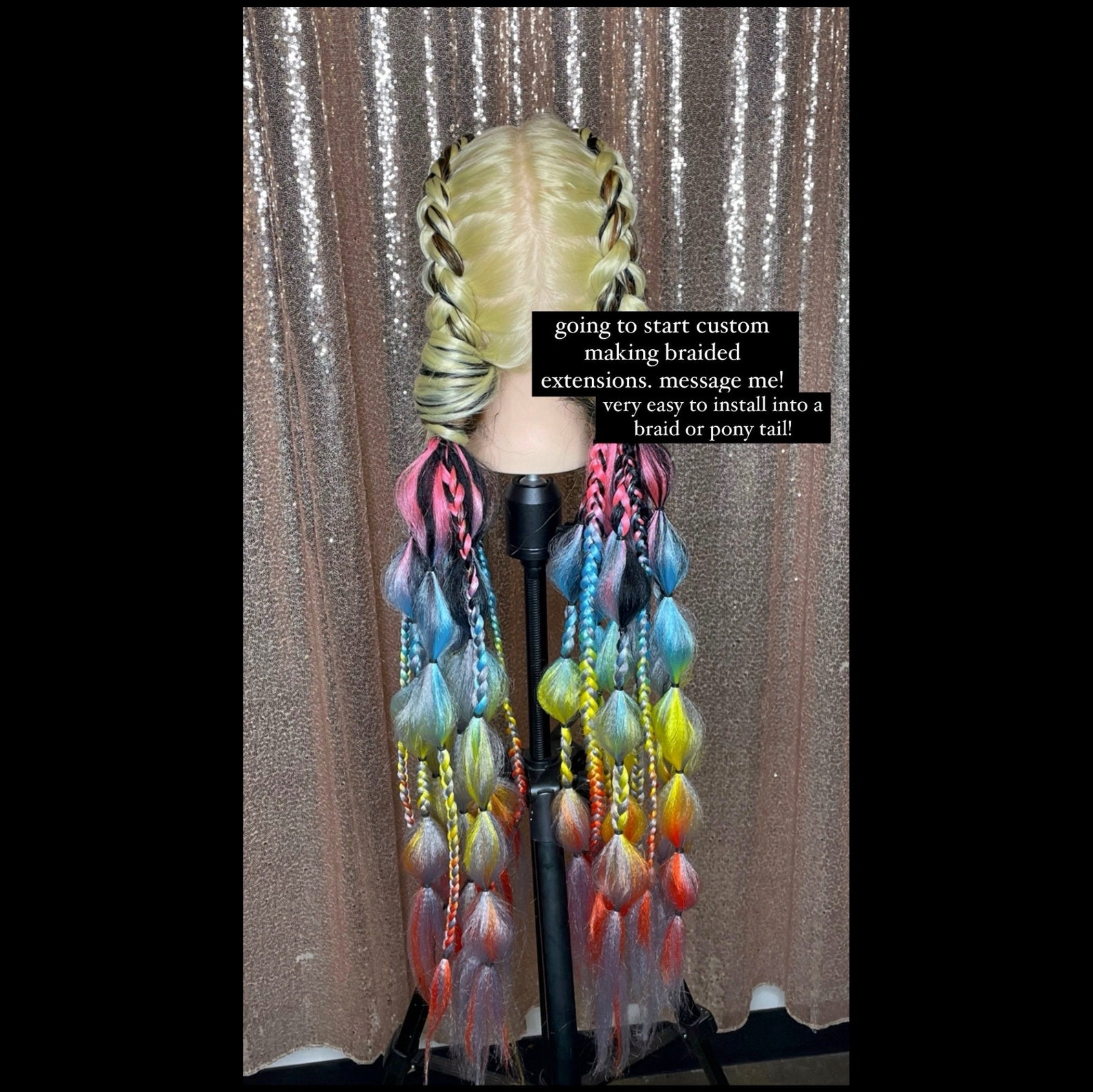 CUSTOMIZABLE Rave Braids - Etsy