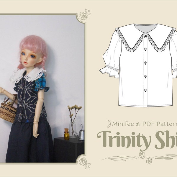 Bjd Doll Clothes Pattern - Etsy