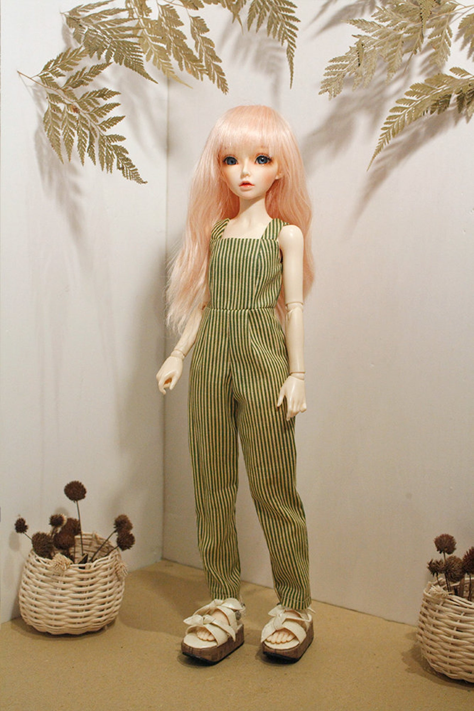 BJD Minifee Jumpsuit PDF Pattern, Slim MSD Doll Clothes Sewing Project ...