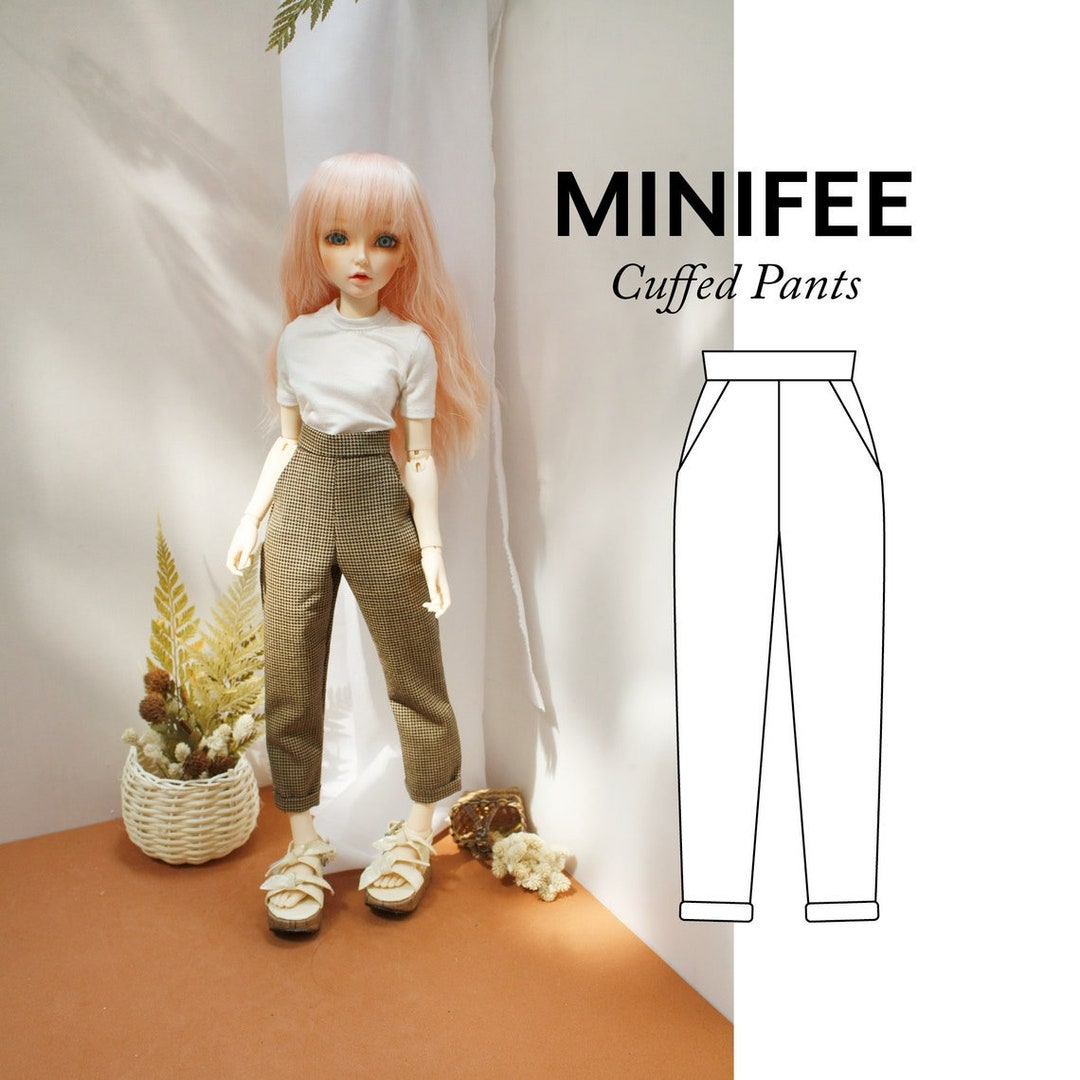 Slim Msd Minifee Clothes Pdf Sewing Pattern, Cloth Doll Pattern, Unoa ...