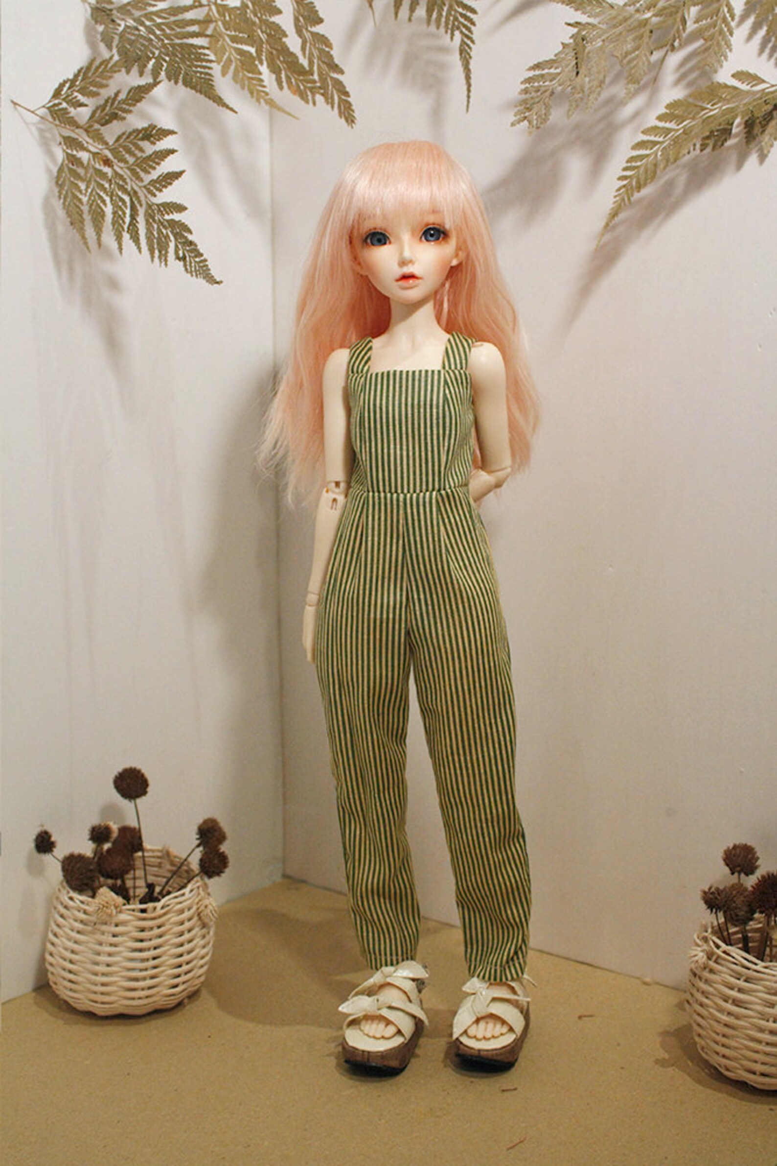 BJD Minifee Jumpsuit PDF Pattern, Slim MSD Doll Clothes Sewing Project ...
