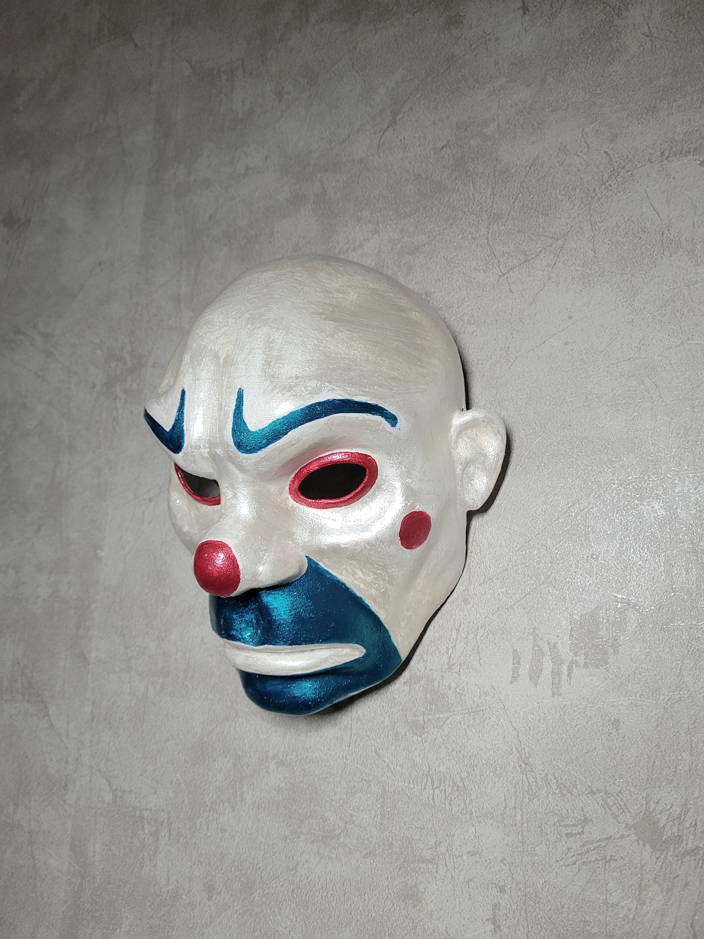 The Joker Mask Joker Bozo Mask Cosplay Mask Halloween - Etsy