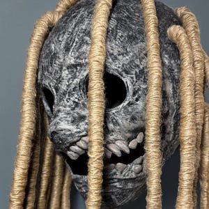 Slipknot Corey Taylor 25th Anniversary Mask - Dreadlocks Mask ...