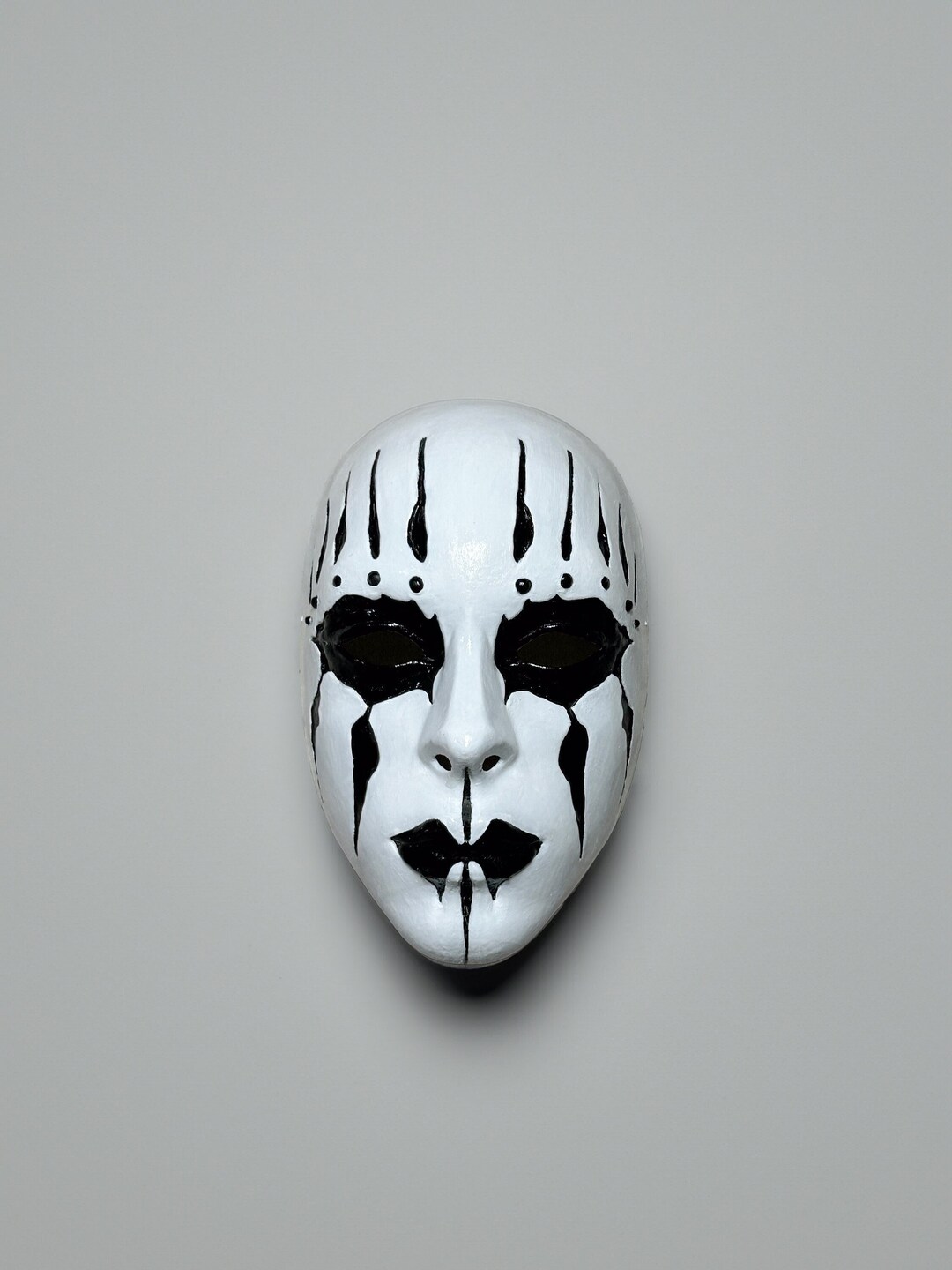 Slipknot Joey Jordison Mask: White and Black Mask - Metal Music Band ...