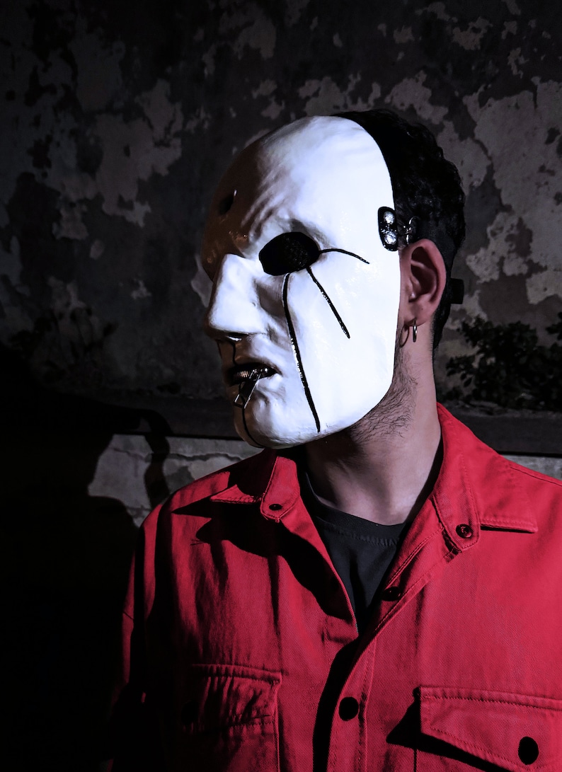 Slipknot Eloy Casagrande Mask - White and Black Mask - New Original ...