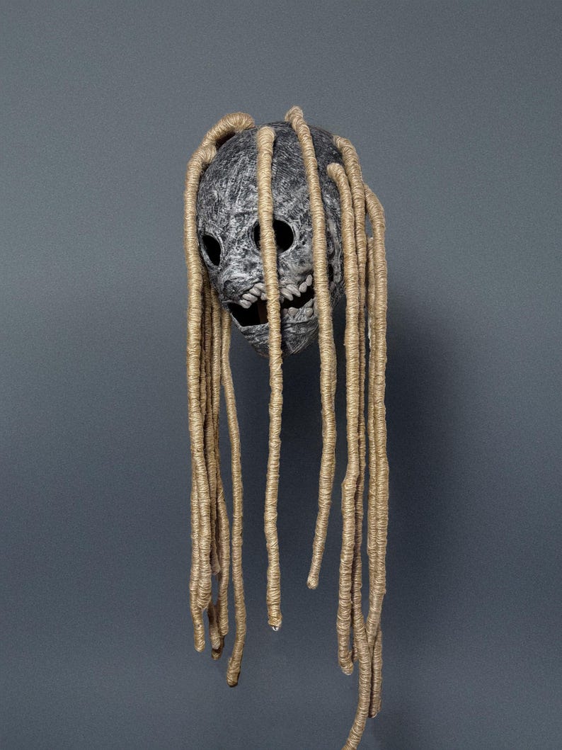 Slipknot Corey Taylor Mask: Handmade Dreadlocks Scarecrow Mask - Etsy