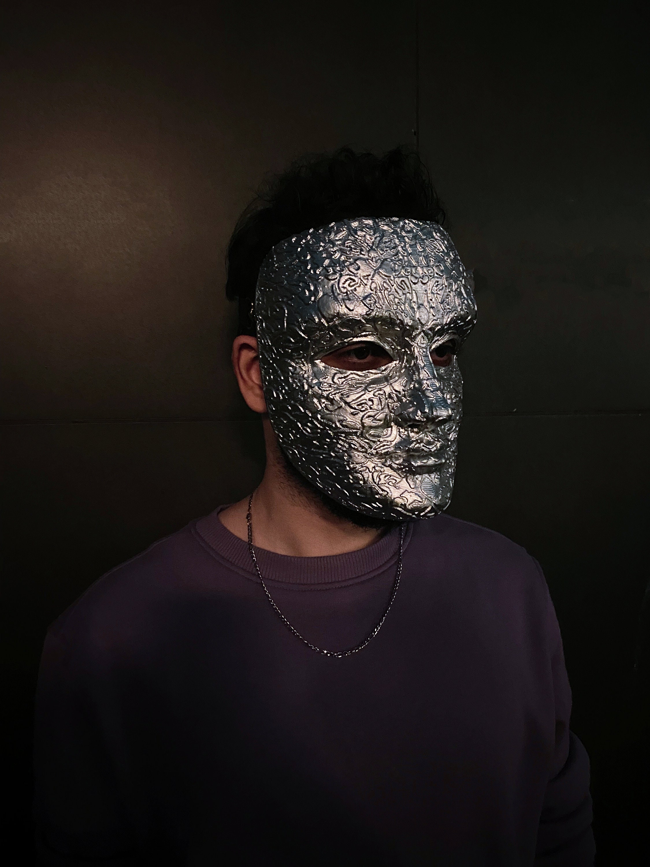 King Baldwin IV Kingdom of Heaven the Leper Embroidered Mask Ancient ...