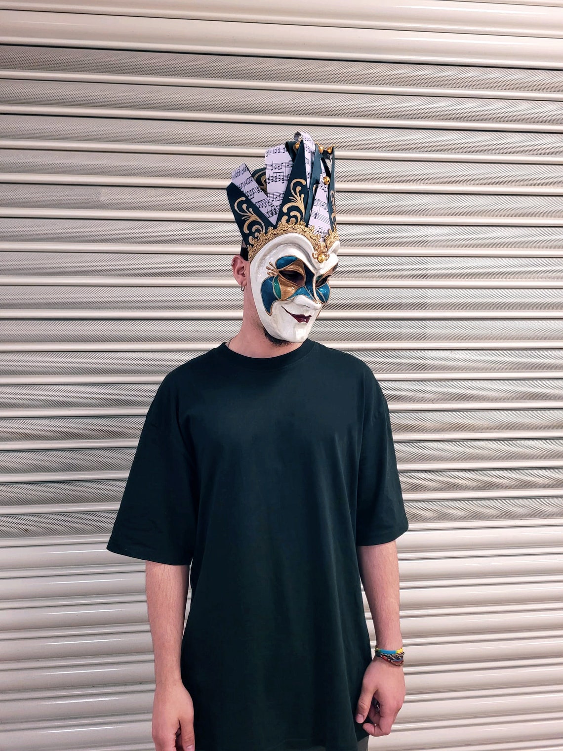 Venetian Mask Joker Mask Rio Venice Carnival Jester - Etsy