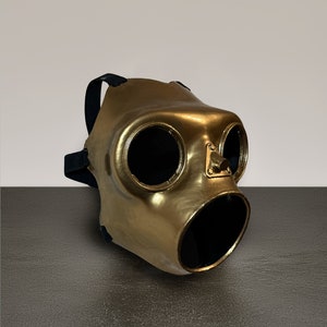 Slipknot Sid Wilson Mask: Gold/pink Gas Mask, Metal Music Band - Etsy