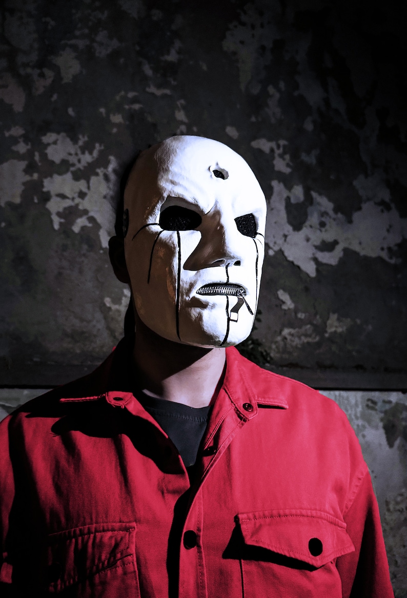 Slipknot Eloy Casagrande Mask - White and Black Mask - New Original ...