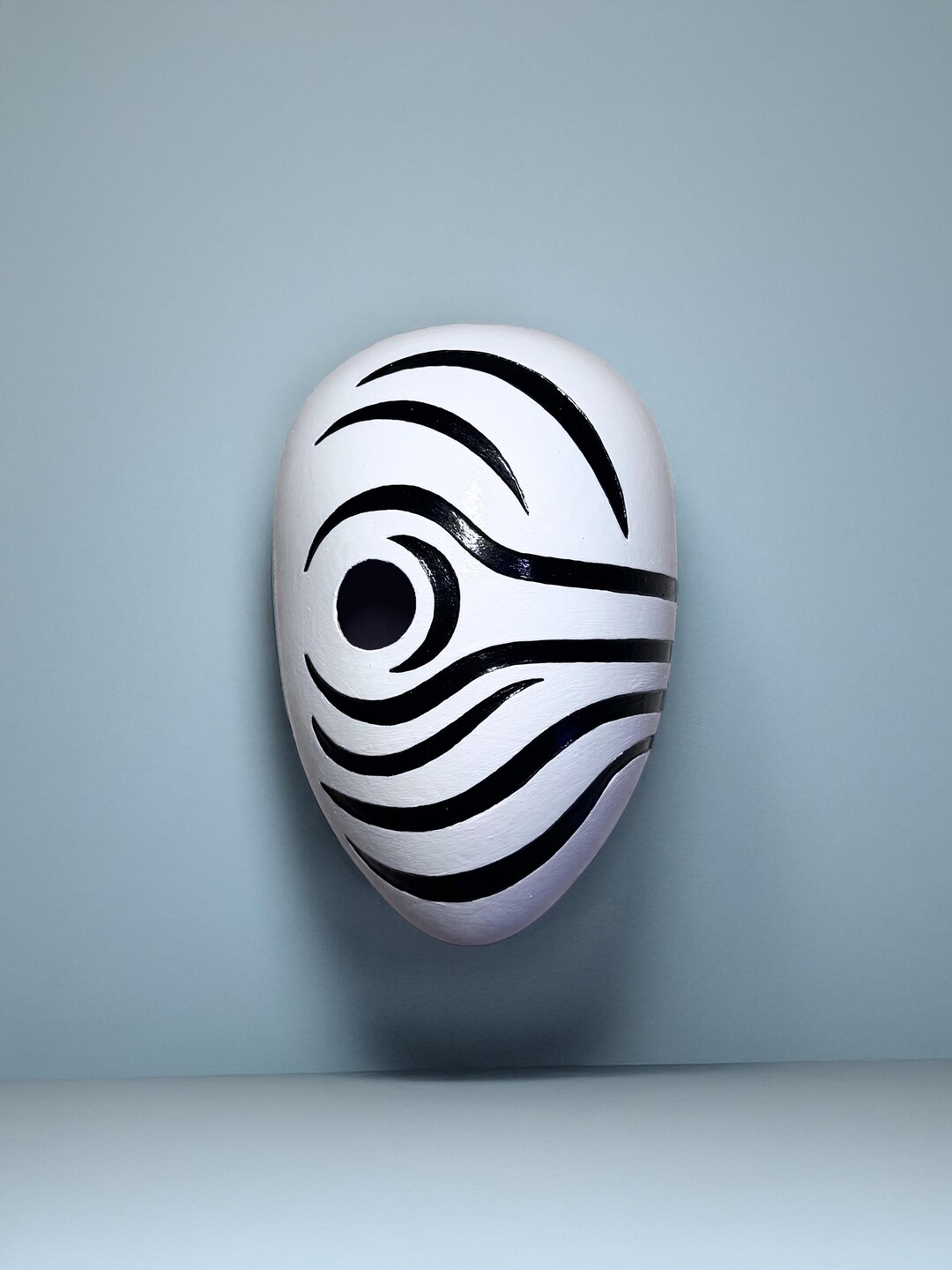 Obito Mex Anime Mask: Akatsuki Cosplay Prop, Handmade Japanese Style ...