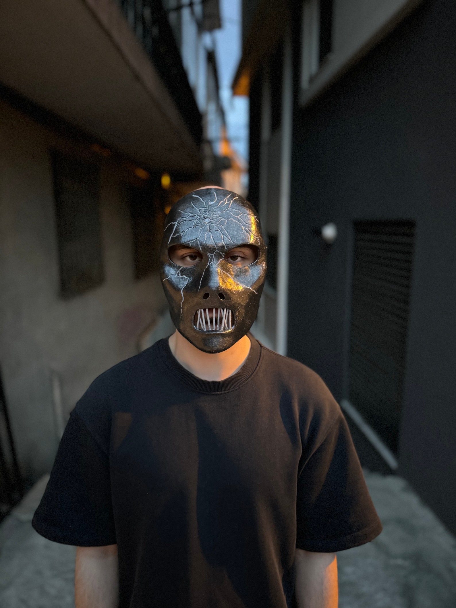 Slipknot Paul Gray Mask Black Mask Metal Music Band Mask Scary ...