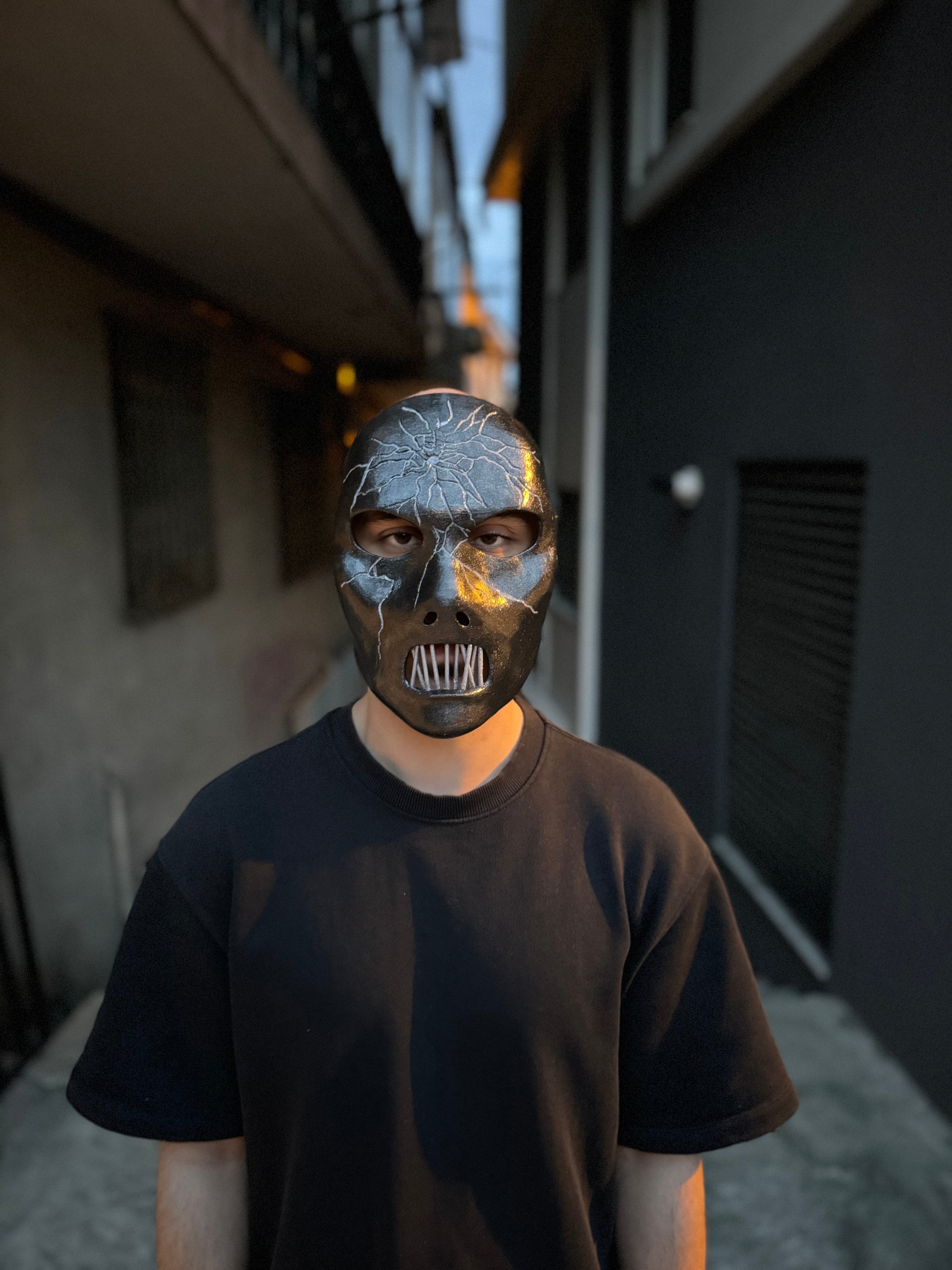Slipknot Paul Gray Mask Black Mask Metal Music Band Mask Scary ...