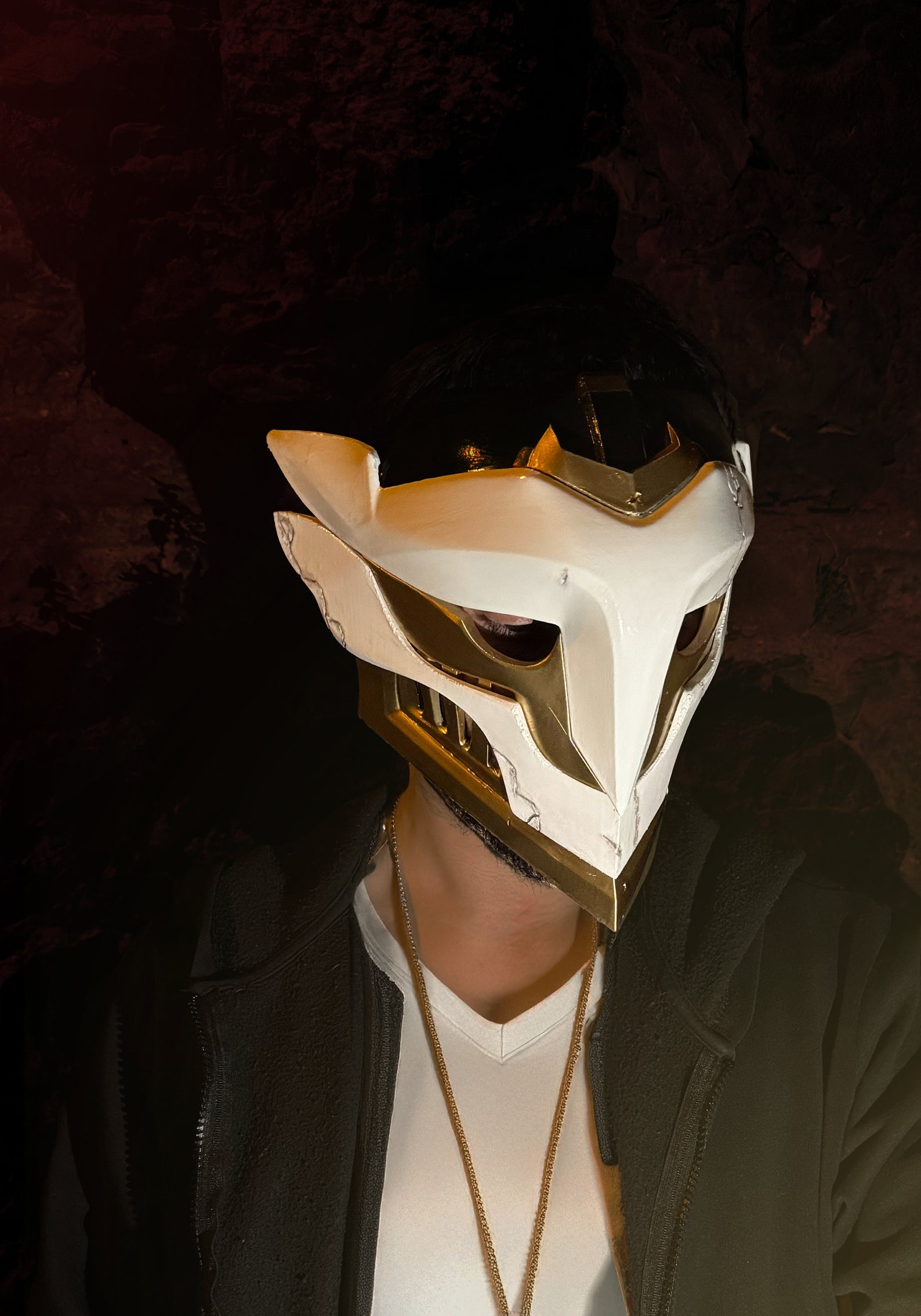 Ekko Arcane Owl Boy Firelight Mask - Cosplay Wearable Helmet Mask ...