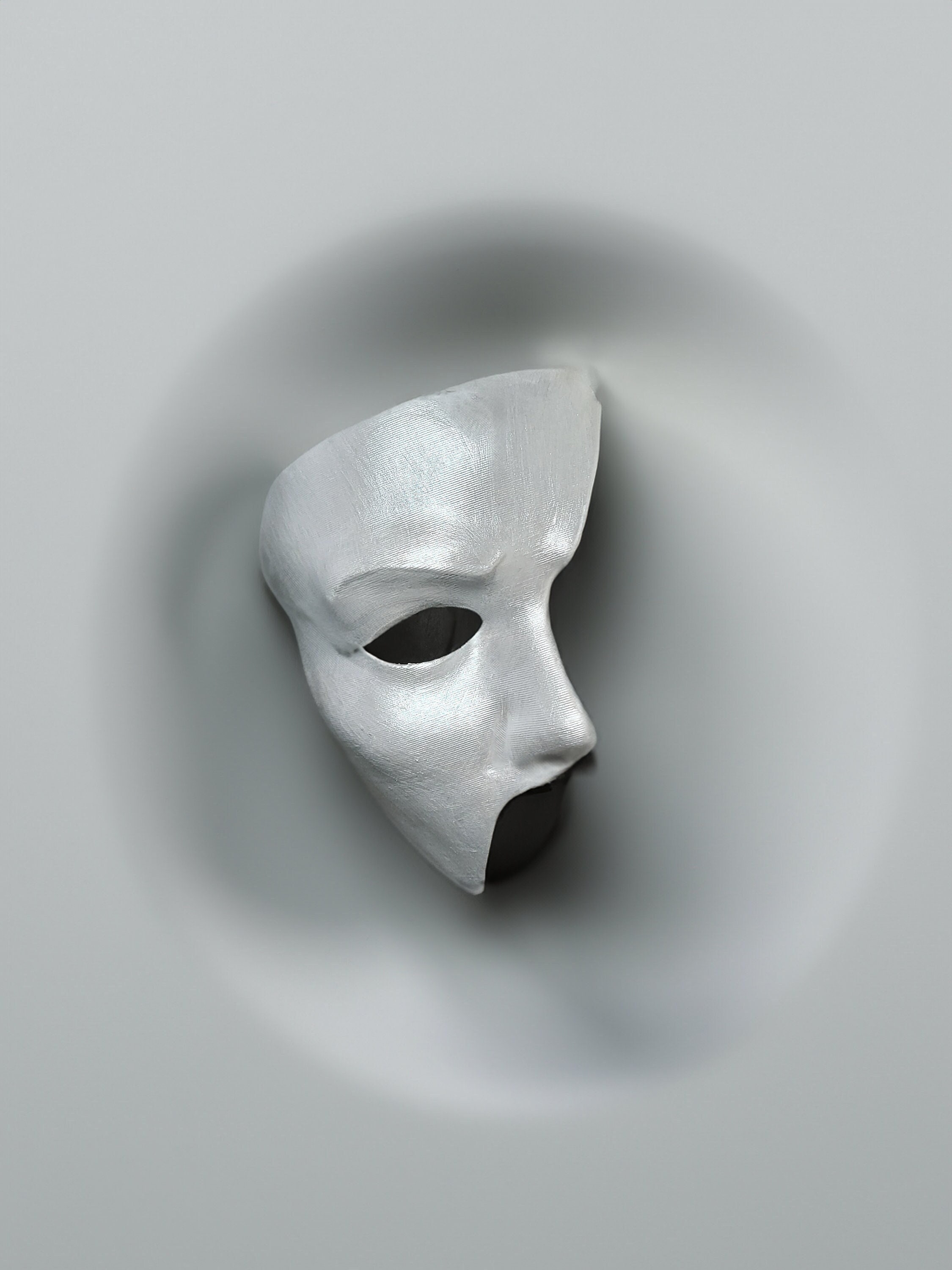 Phantom of the Opera Movie, Musical Mask White Half Face Erik Ghost ...