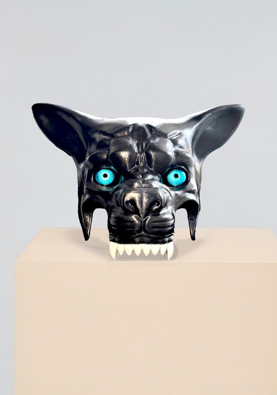 The Residents Werewolf Mask: Blue Eyes, Halloween Masquerade, Cosplay ...