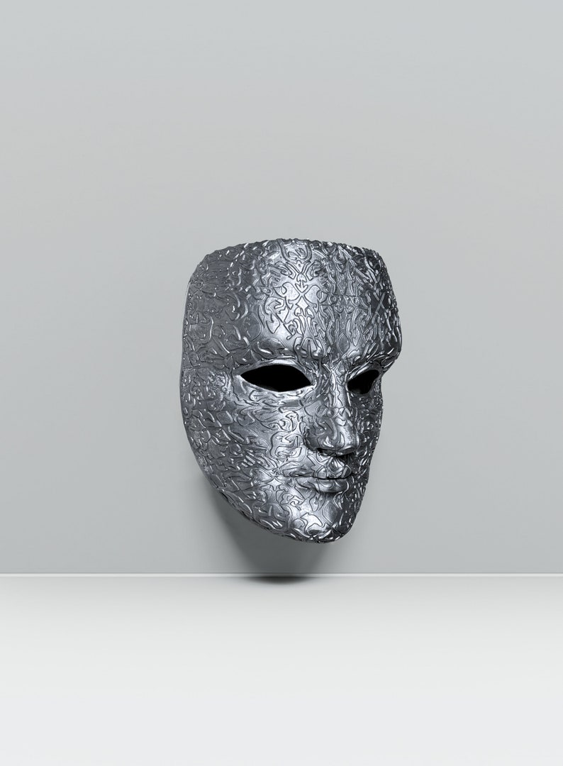 King Baldwin IV Kingdom of Heaven the Leper Embroidered Mask Ancient ...