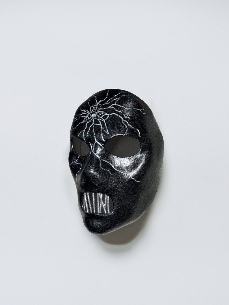 Slipknot Paul Gray Mask Black Mask Metal Music Band Mask Scary ...