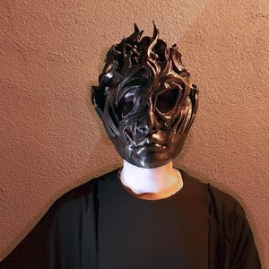 Mask of the Shadows - Dark Mask - Venetian Shadow Mask - Volatile Head ...