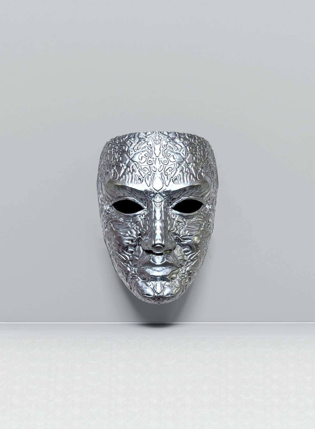 Máscara bordada "O Leproso" do Reino dos Céus do Rei Balduíno IV ...