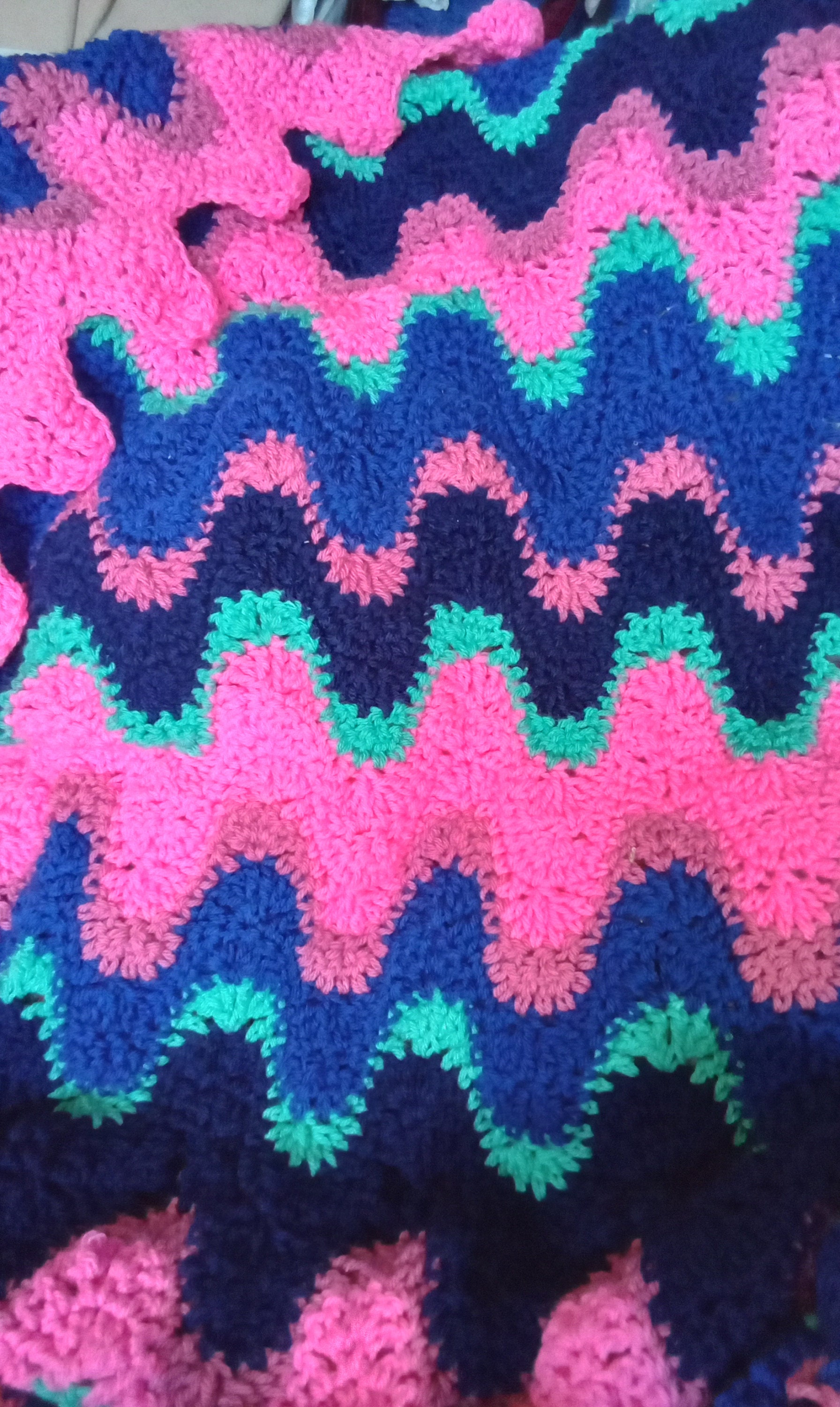 Wonderful Waves Exaggerated Ripple Afghan Crochet Pattern in 2024 ...