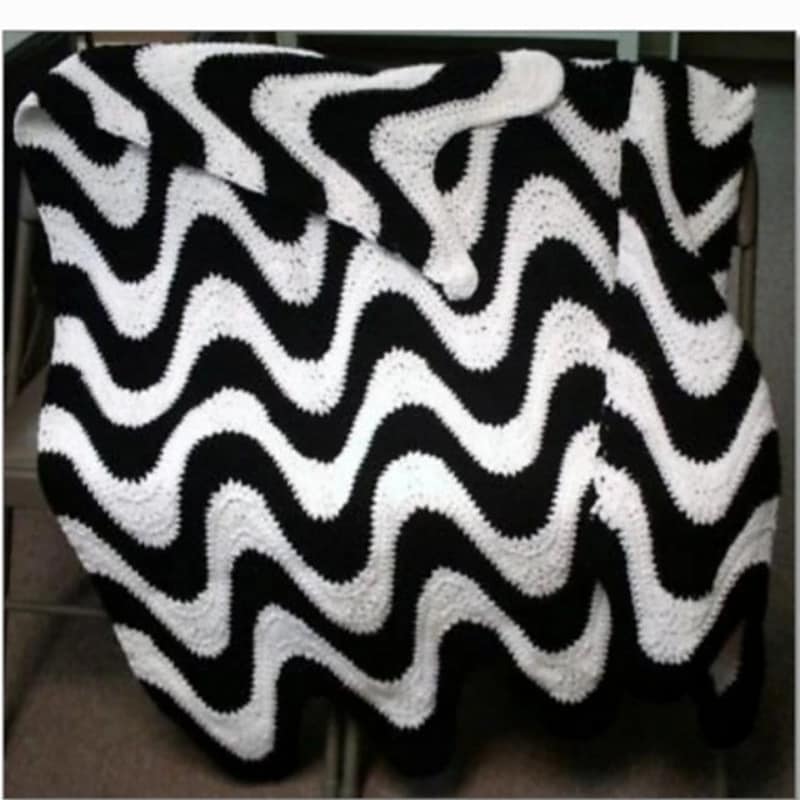 Ripple Afghan Pattern - Etsy