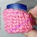 Keyring Holder Carrier for 0.25 Oz. and 1.75 Oz. Vaseline Jars Crochet ...
