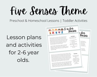 All About Me Theme Preschool Curriculum Printable Homeschool - Etsy