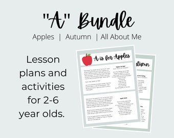 C Theme Preschool Curriculum Bundle | Homeschool Lesson Plan Bundle ...