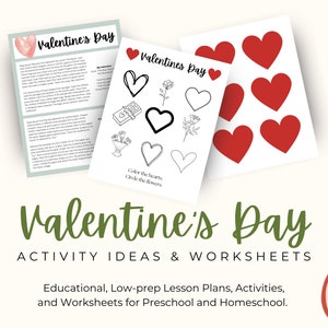 Valentine's Day Theme Preschool Curriculum Printable | Homeschool ...