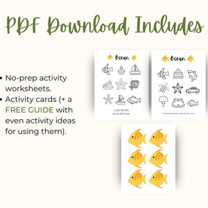 Ocean Theme Printable Activity Worksheets | No Prep Preschool and ...