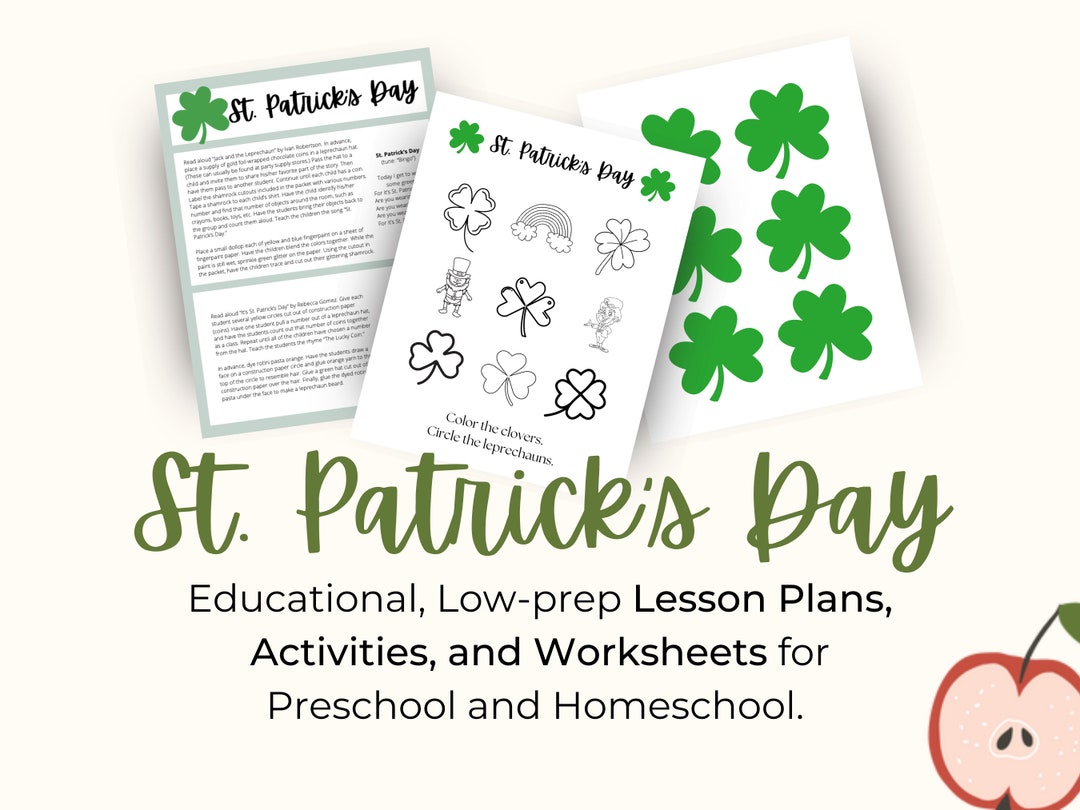 St. Patrick's Day Theme Activities for Toddlers and Preschoolers ...