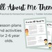 All About Me Theme Preschool Curriculum Printable | Homeschool Lesson ...