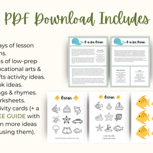 Ocean Theme Printable Preschool Lesson Plans Printable Activities and ...