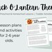 Jack O'lantern Theme Preschool Curriculum Printable | Homeschool Lesson ...