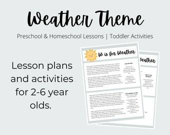 A Theme Preschool Curriculum Bundle Homeschool Lesson Plan - Etsy
