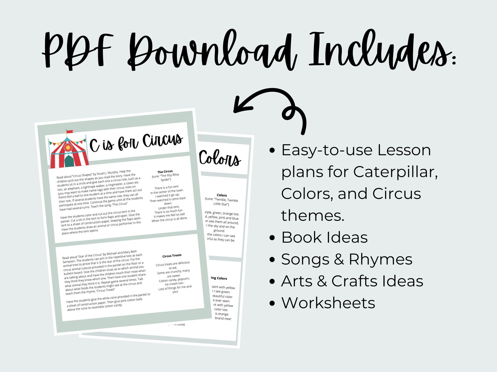 C Theme Preschool Curriculum Bundle | Homeschool Lesson Plan Bundle ...