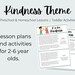 Kindness Theme Preschool Curriculum Printable | Homeschool Lesson Plan ...