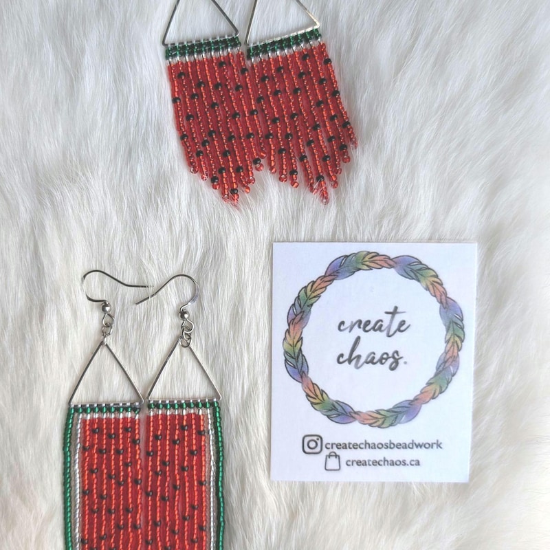 Watermelon Beads - Etsy