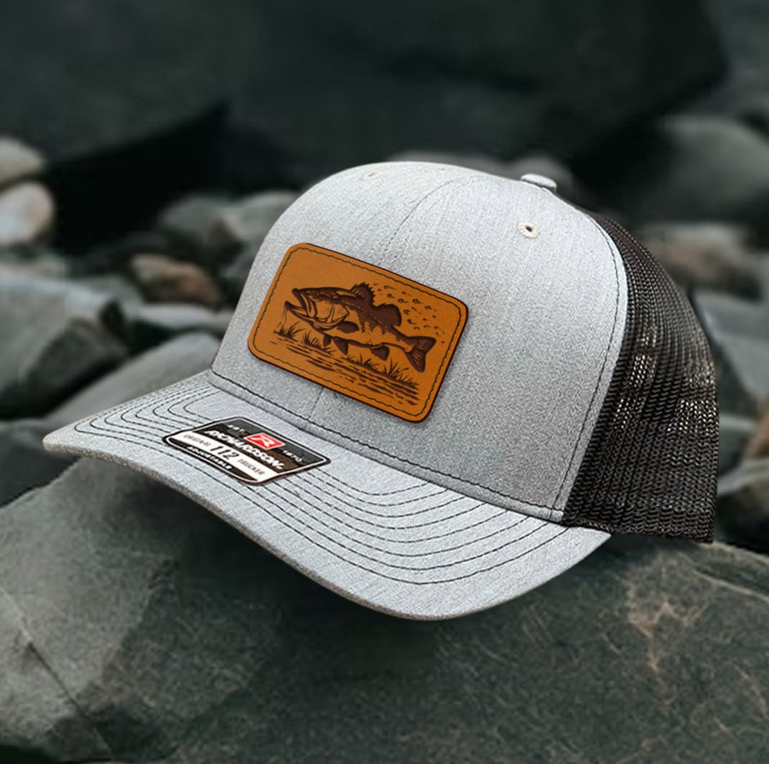 Bass Fishing Hat | Fishing Trucker Hat | Gift for Fisherman Fishing ...